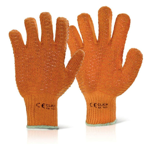 Orange Criss Cross Gloves – Safe 'n' Sound (Uxbridge) Limited