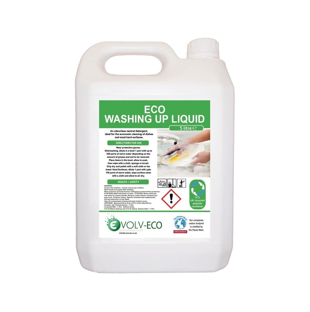 Eco Washing Up Liquid 5L – Safe 'n' Sound (Uxbridge) Limited