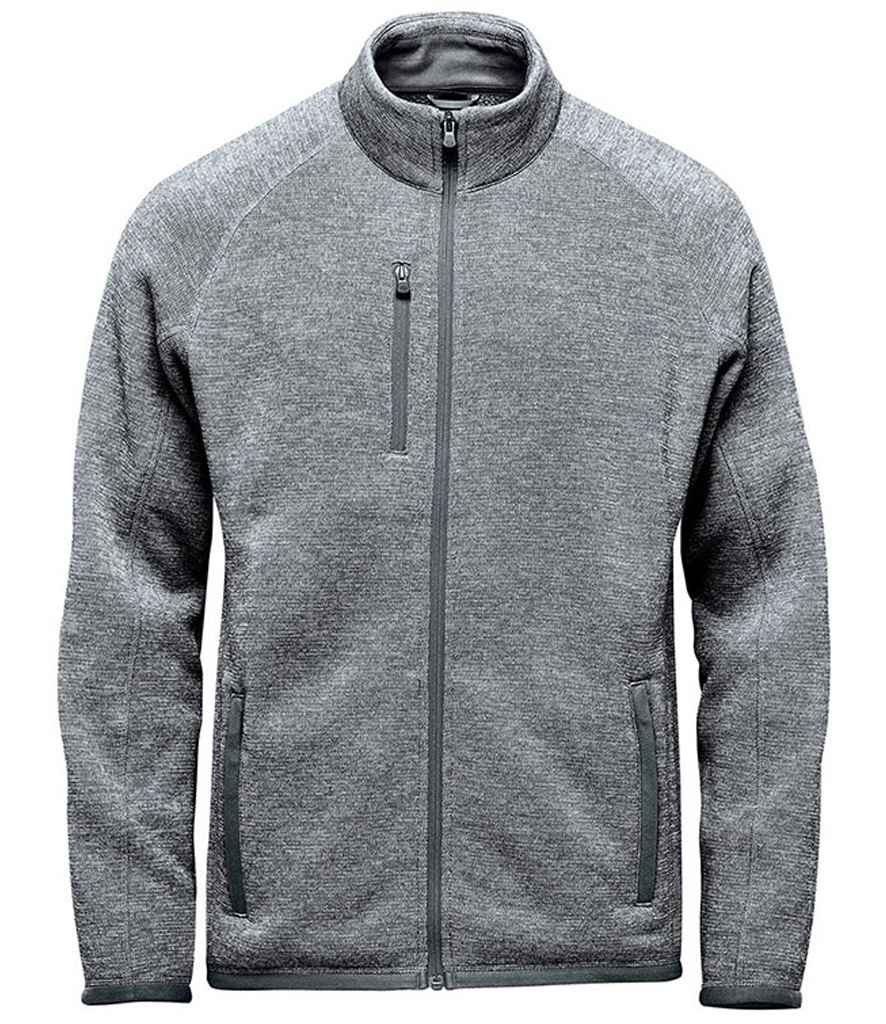 Stormtech Avalante Full Zip Knitted Fleece Jacket | Granite Heather ...