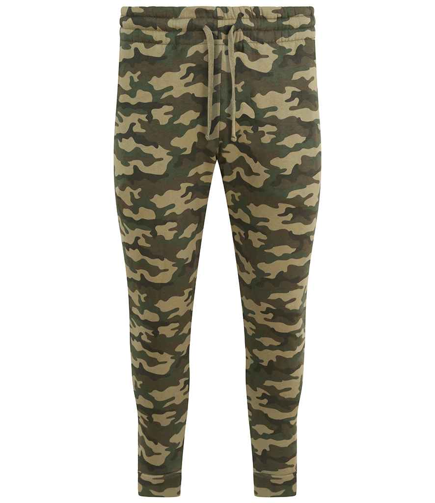 AWDis Tapered Track Pants | Green Camo – Safe 'n' Sound (Uxbridge) Limited