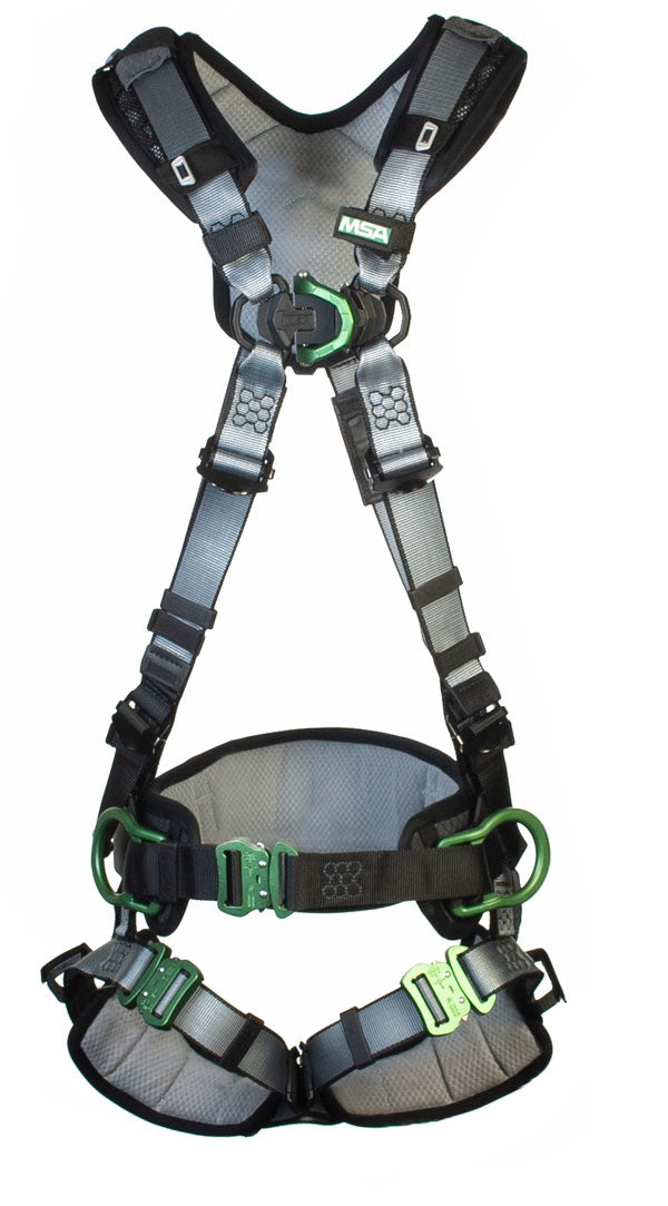 MSA V-Fit Back/Chest/Hip D-Ring Bayonet Harness With Waist Belt - Stan ...