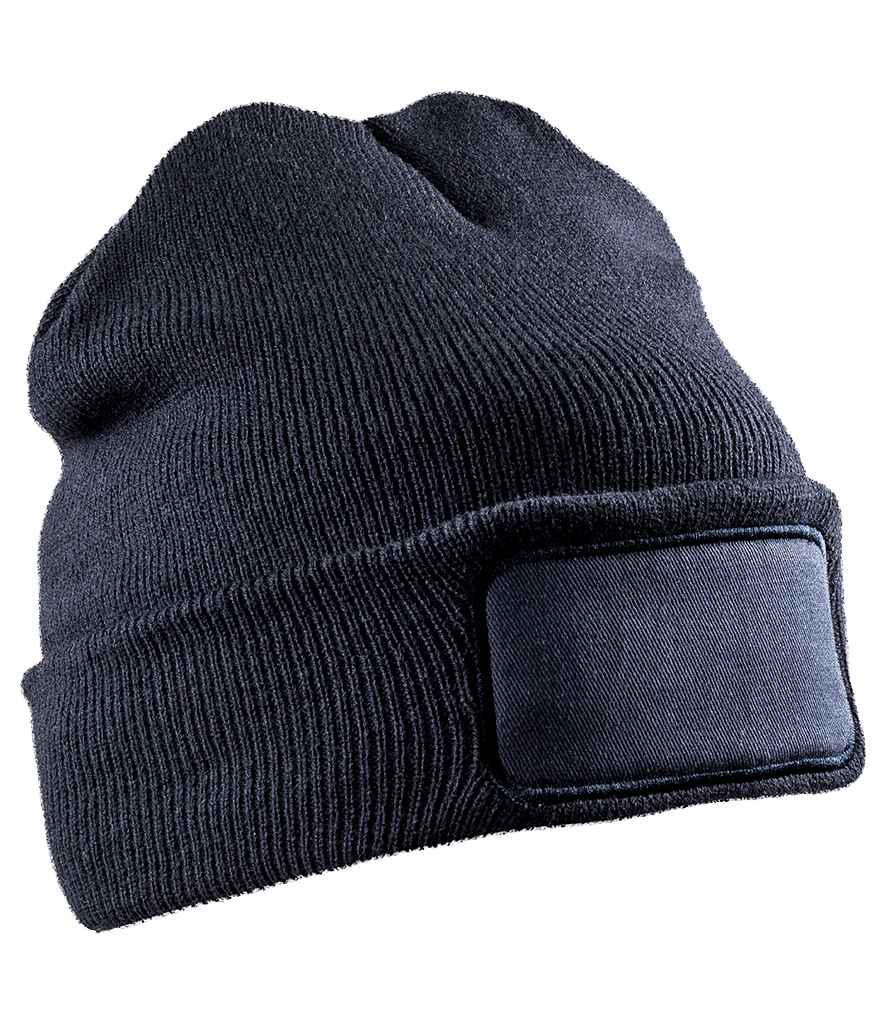 Result Genuine Recycled Double Knit Printers Beanie | Navy – Safe 'n ...