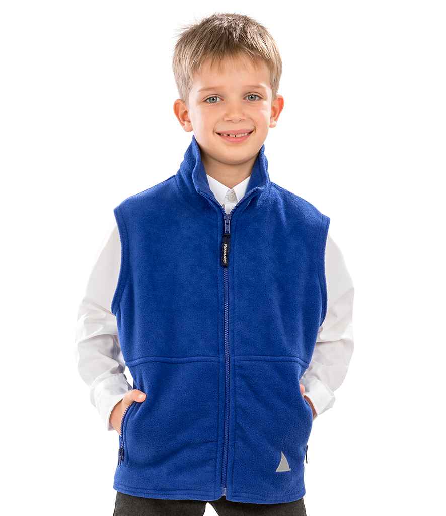 Result Kids/Youths Polartherm™ Fleece Bodywarmer | Royal Blue – Safe 'n ...