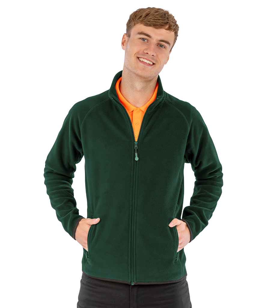 Result Genuine Recycled Polarthermic Fleece Jacket | Forest Green ...